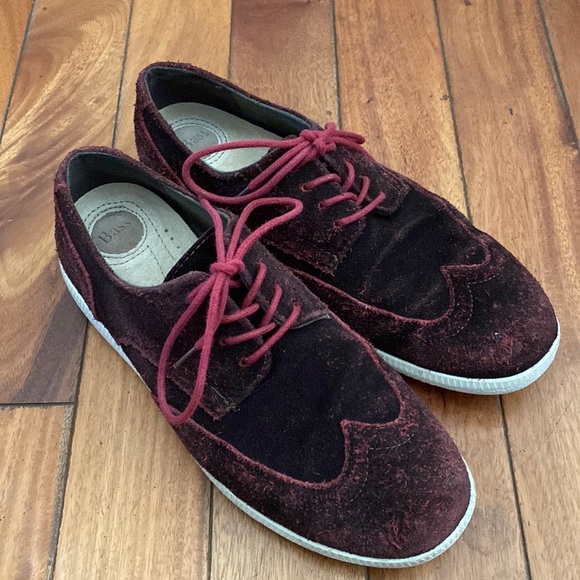 Bass | Shoes | Distressed Wine Colored Bass Loafers | Poshmark